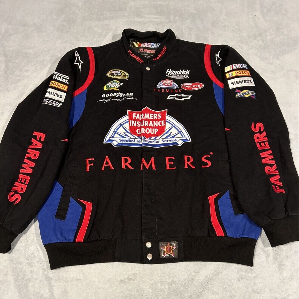 Jeff Hamilton Jh Design Motorhead Nascar Jacket Xl Ch… - Gem